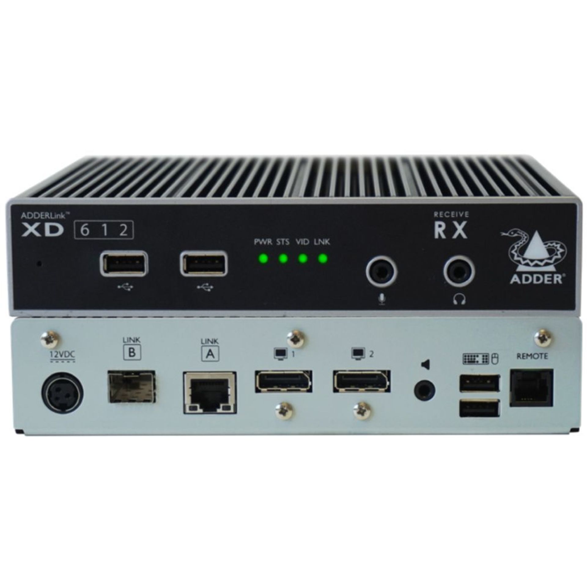 ADDERLink XD612 Adder Single- oder Dual-Head DisplayPort 1.2 KVM Extender - BellEquip