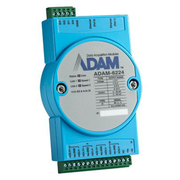 ADAM-6224 - 4-Port Analog I/O Modbus Modul - Advantech - BellEquip