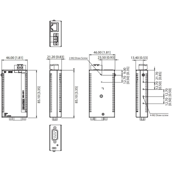 EKI-1211 Advantech 1-Port Modbus Gateway - BellEquip