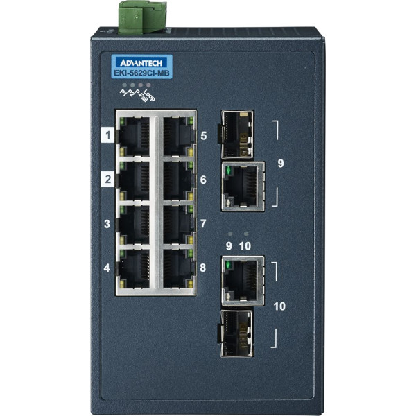 EKI-5629CI-MB Advantech Managed Ethernet Switch mit Modbus/TCP - BellEquip