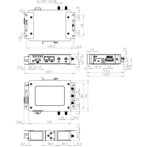 ICR-3241W Advantech industrieller 4G LTE Router/IoT VPN Gateway - BellEquip