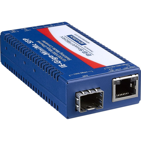 IMC-370I-SFP-PS Advantech SFP Glasfaser Mini Medienkonverter - BellEquip