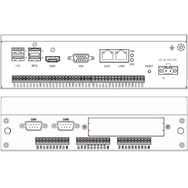 MIC-1810 Advantech industrieller DAQ Computer - BellEquip