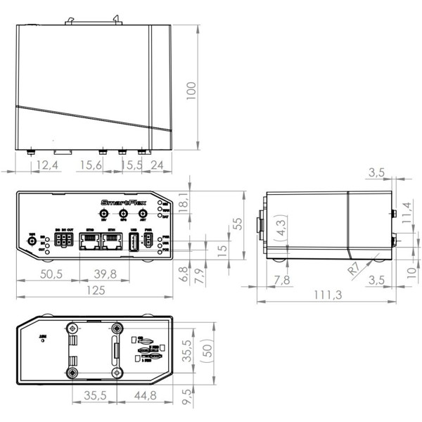 SmartFlex Global SR310 Serie Advantech 4G LTE Mobilfunkrouter für den ...