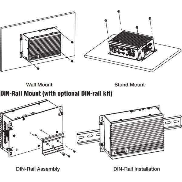 UNO-238 V2 Advantech industrieller IoT Edge PC - BellEquip