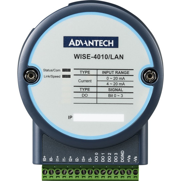 WISE-4010/LAN Advantech IoT Ethernet E/A Modul mit 4x analogen Ein- und ...