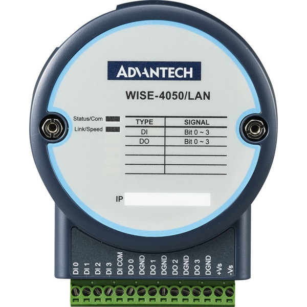 WISE-4050/LAN Advantech Modbus Ethernet I/O Modul mit 4x DI und 4x DO - BellEquip