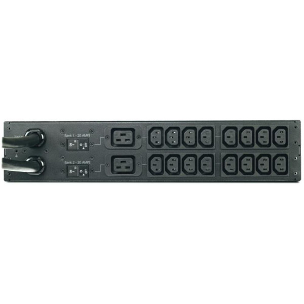AP4424 APC Rack ATS mit 16x IEC 320 C13 und 2x IEC C19 Ausgängen ...
