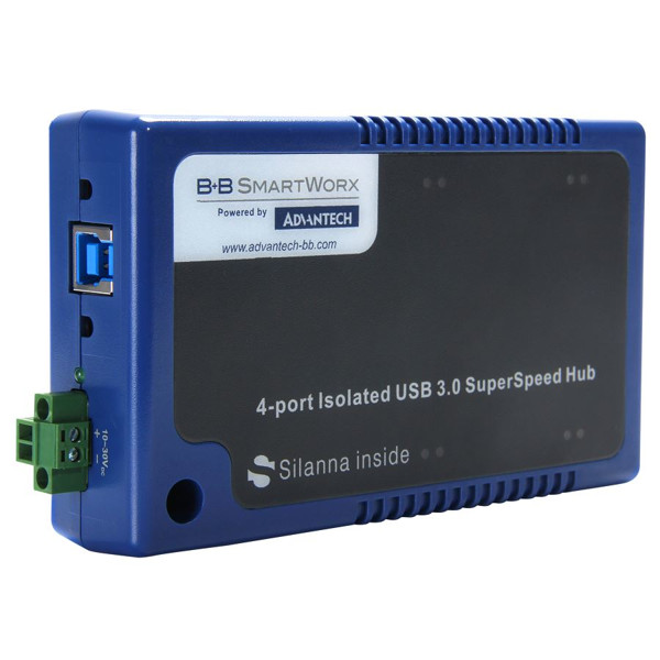 USH304 - Industrieller 4 Port USB3.0 Hub - B+B SmartWorx - BellEquip