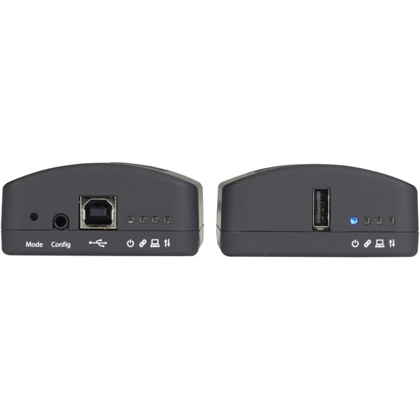 IC280A-R2 Black Box USB 2.0 Extender mit einem CATx Anschluss und bis ...