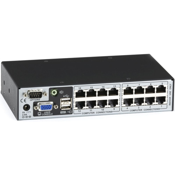 KV1161A Black Box 16-Port ServSwitch CX UNO IP KVM Switch - BellEquip