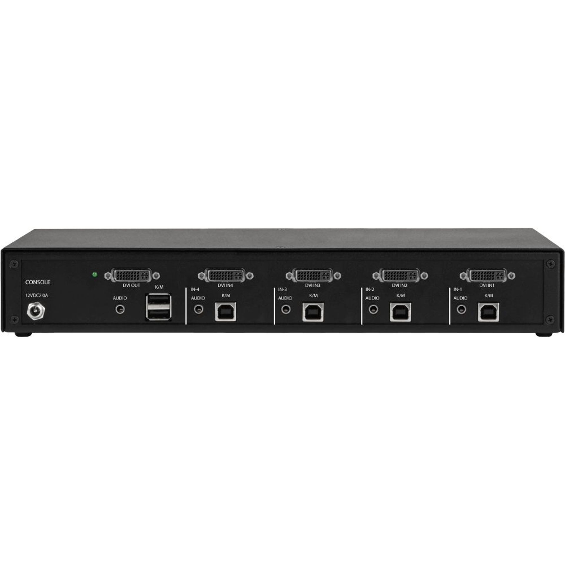 KVS4-1004D Black Box Secure 4-Port Single-Head DVI-I KVM Switch - BellEquip