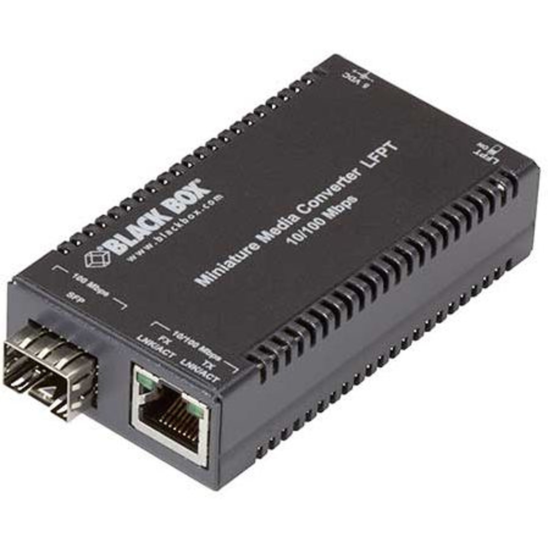LHC301A-R4 Black Box Fast Ethernet zu Glasfaser MultiPower Mini ...