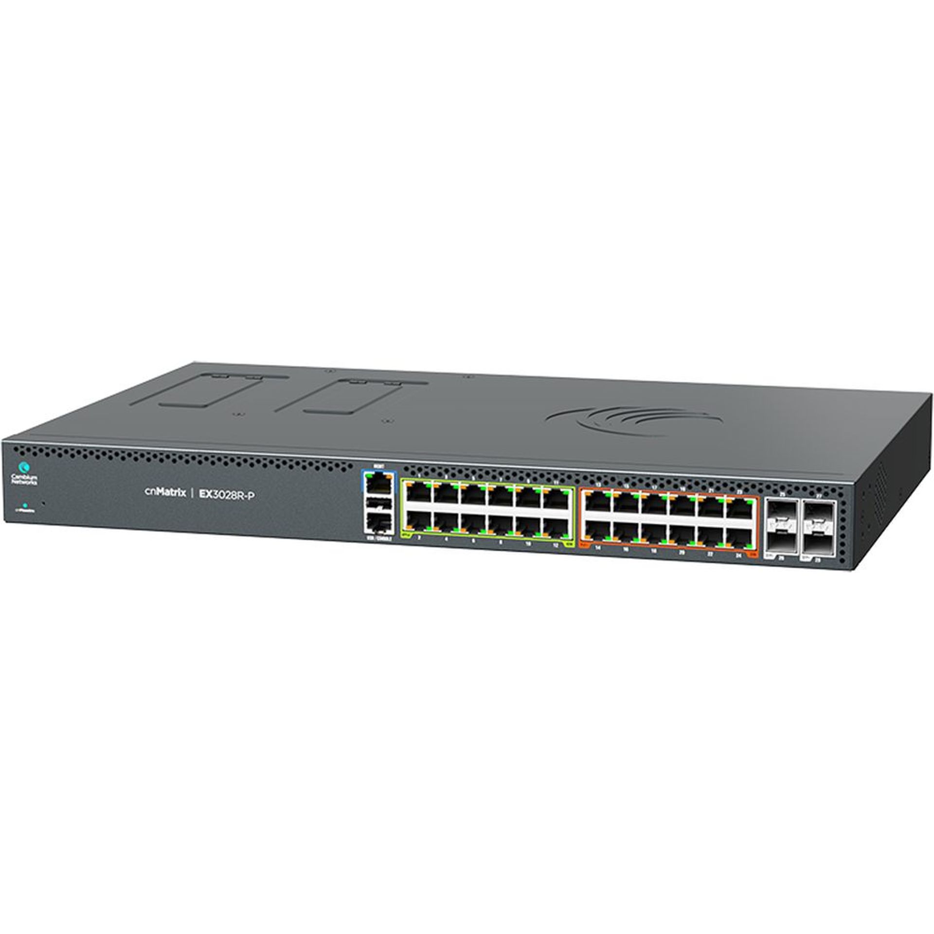 EX3028R-P Cambium Networks Managed 28-Port Gigabit PoE Switch - BellEquip