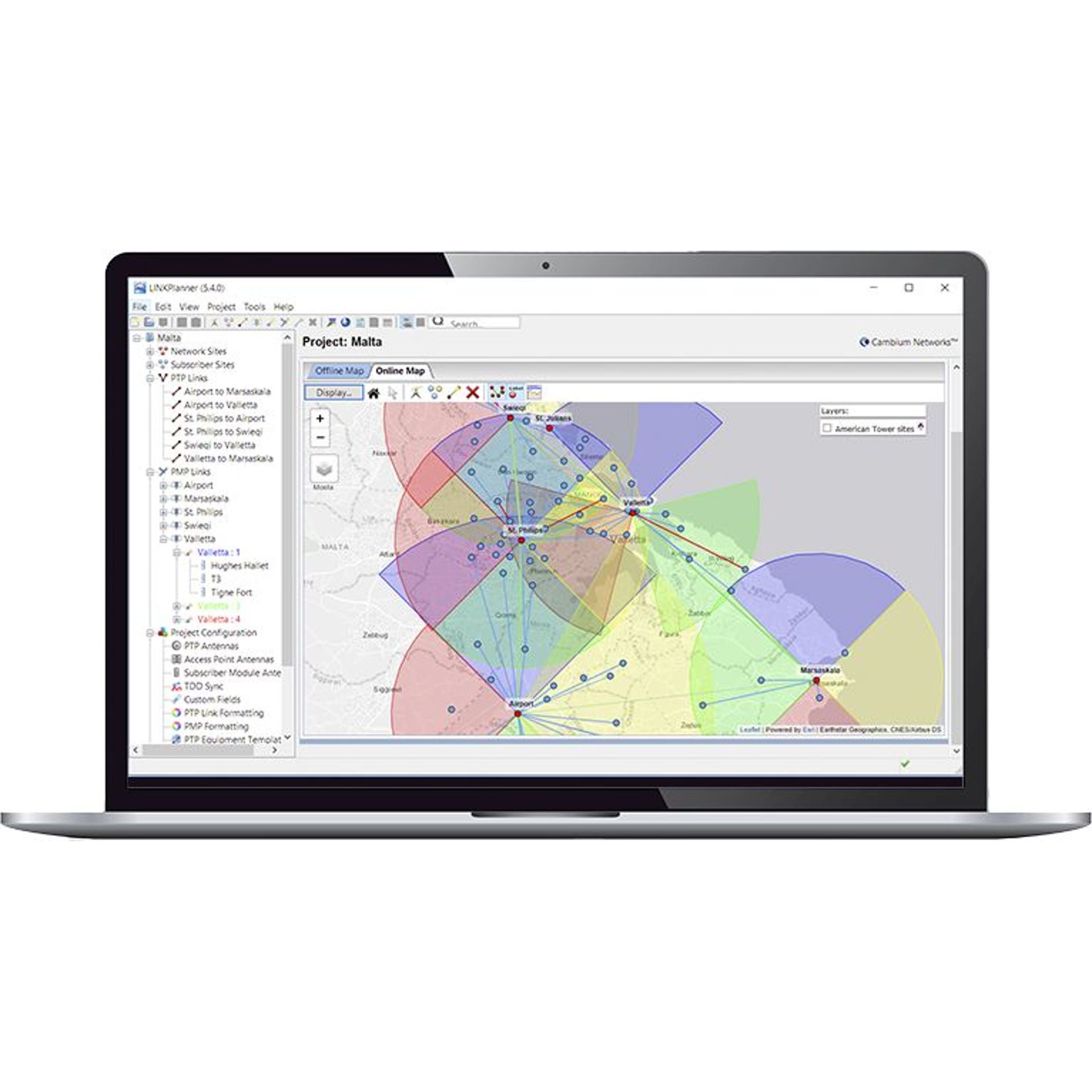 LINKPlanner Cambium Networks Planungssoftware für das Planen und ...
