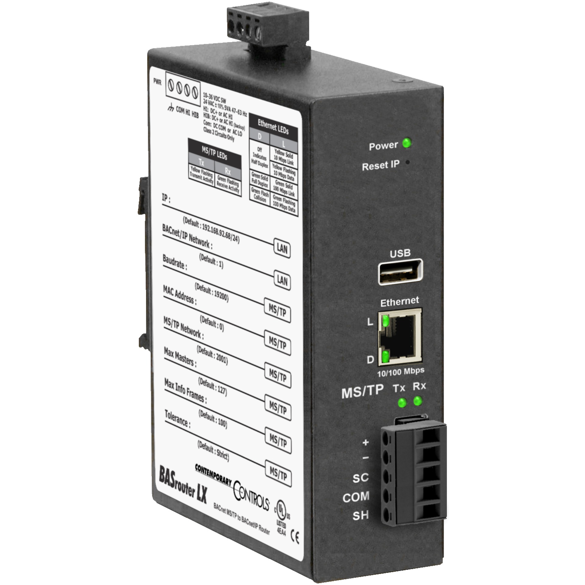 BASRTLX-B - BACnet Router von CControls - BellEquip