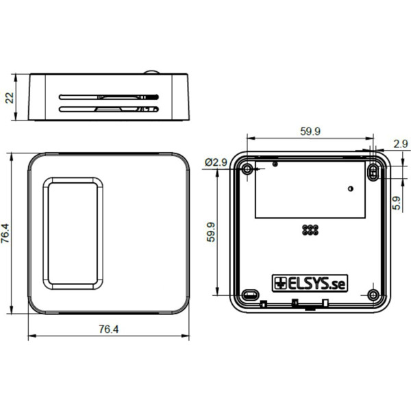 ETHd10 Elsys LoRaWAN Sensor mit einem e-Paper Display - BellEquip