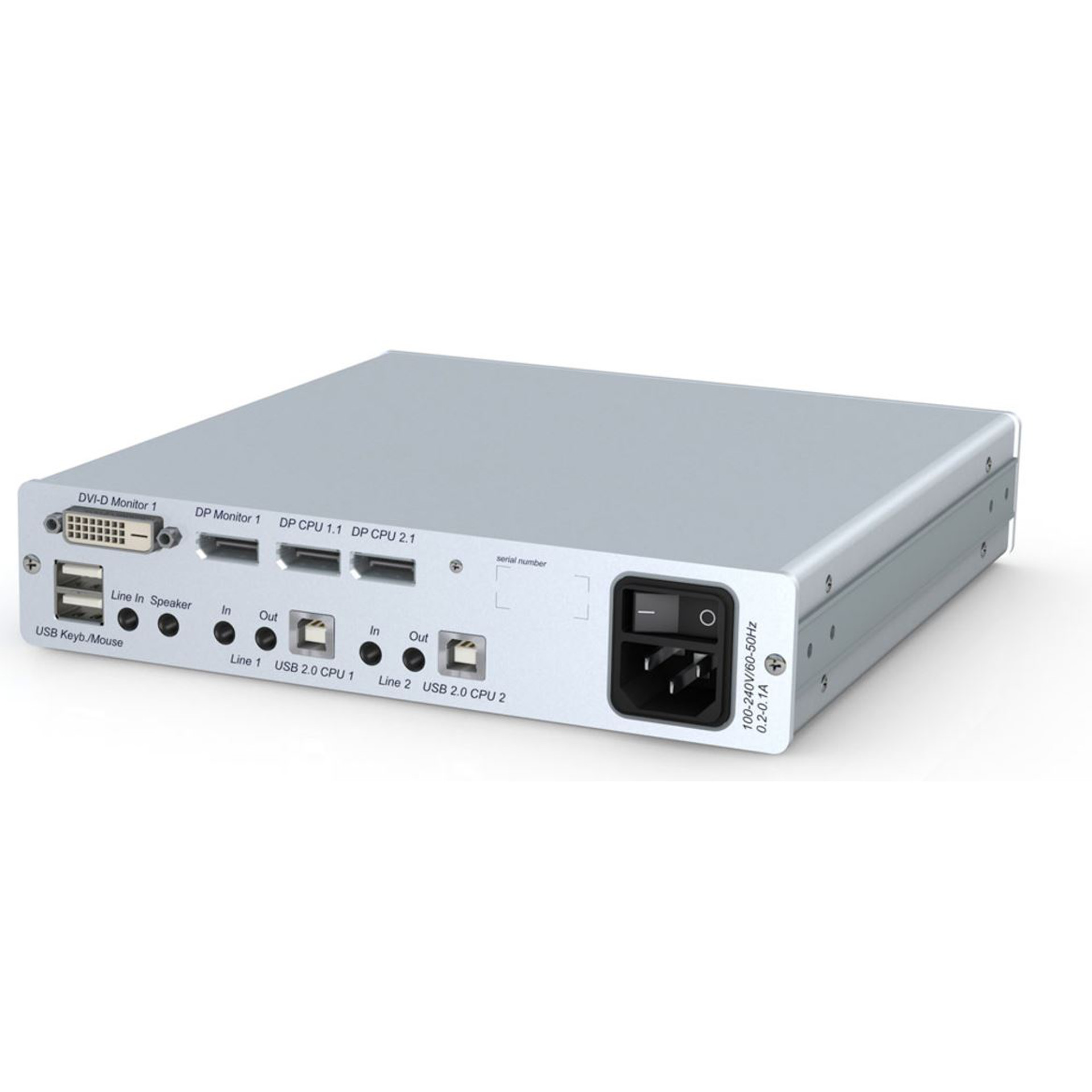 DP-MUX - 2-fach DisplayPort & USB KVM-Switch von G&D - BellEquip