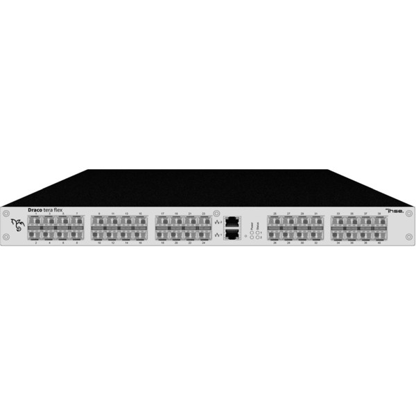 Draco tera flex Glasfaser Serie IHSE Matrix KVM Switches mit bis zu 160 ...