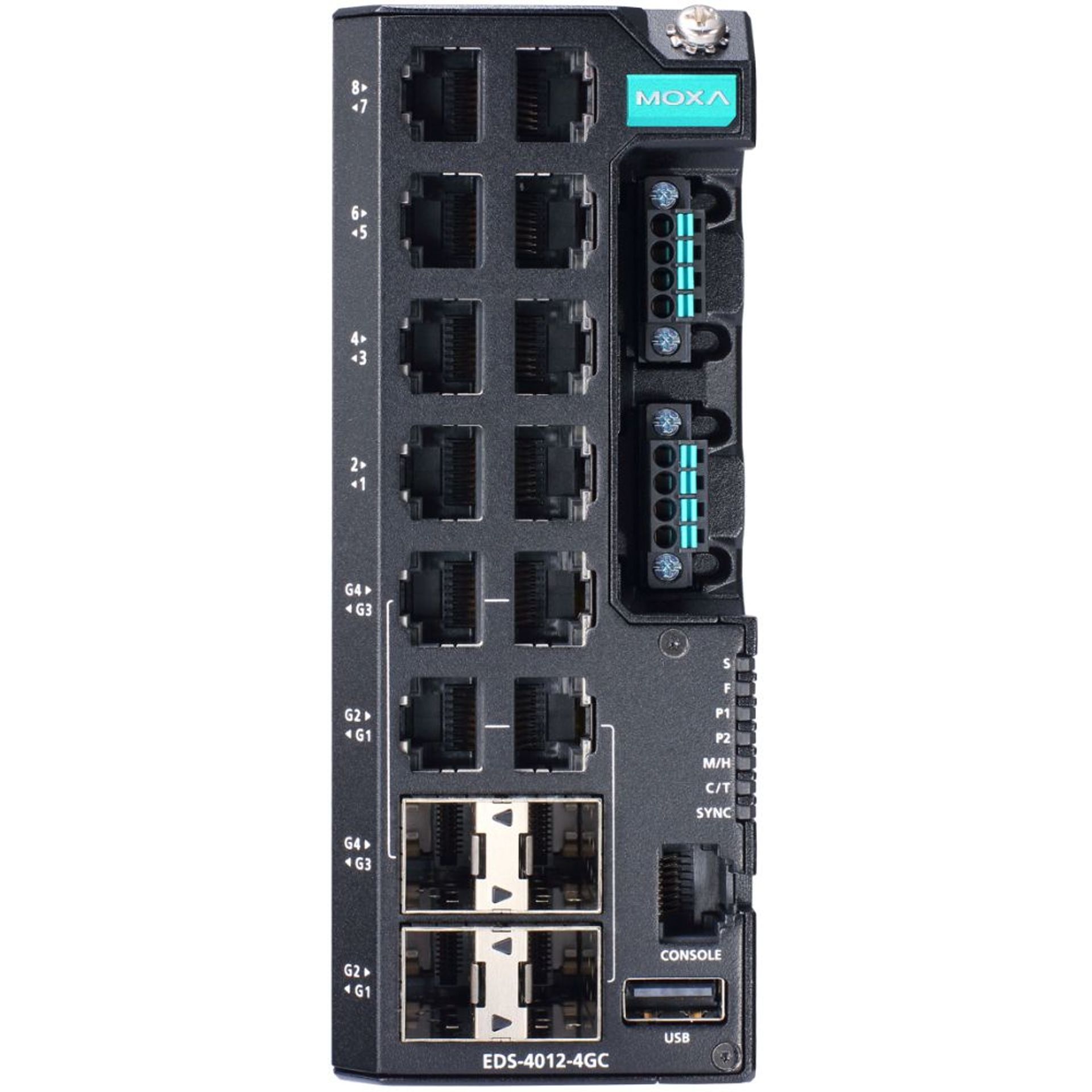 EDS-4012 Serie Moxa kompakte 12-Port Managed Ethernet Switches - BellEquip