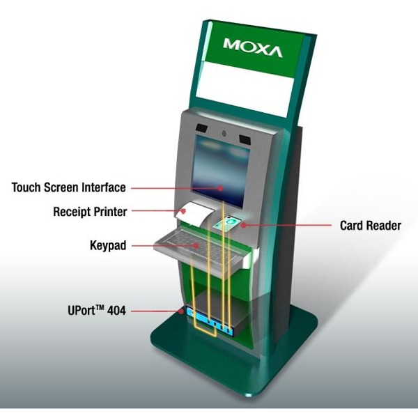 UPort 400 - USB-Hub mit 4/7 Ports von Moxa - BellEquip