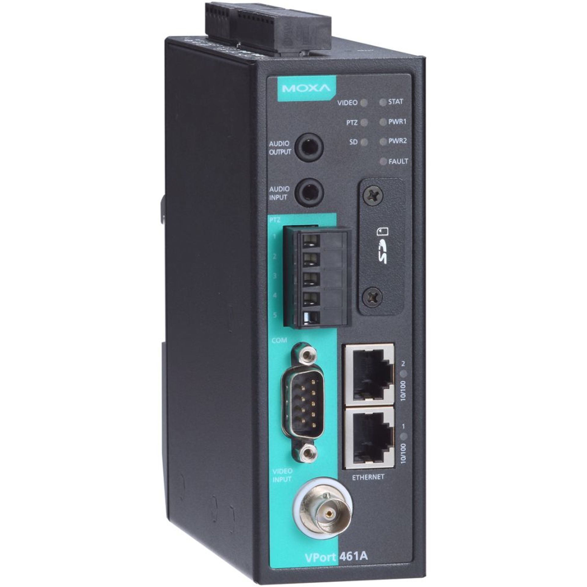 VPort 461A-T Moxa 1-Kanal H.264/MJPEG Video Server und Encoder mit erweiterter ...