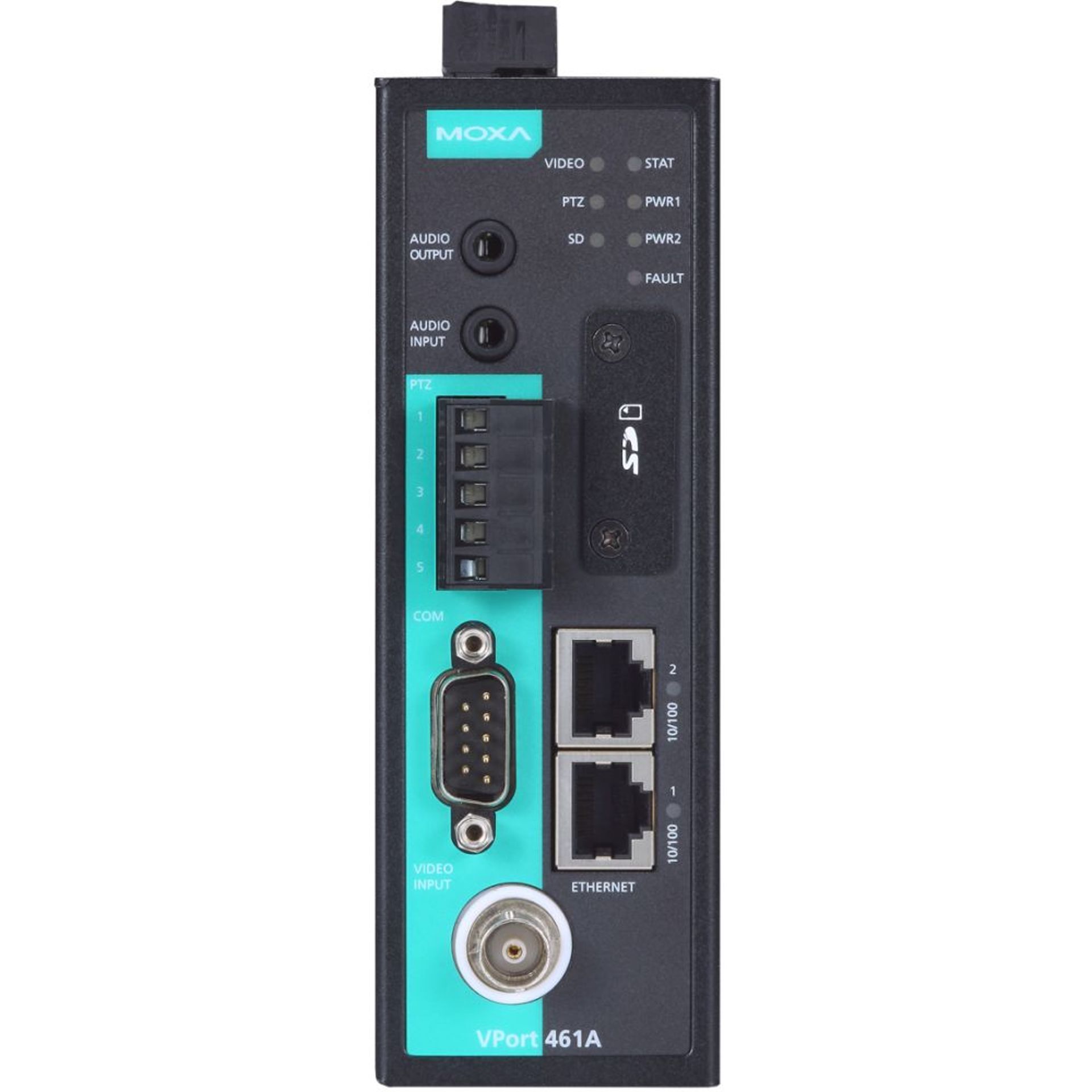VPort 461A-T Moxa 1-Kanal H.264/MJPEG Video Server und Encoder mit erweiterter ...