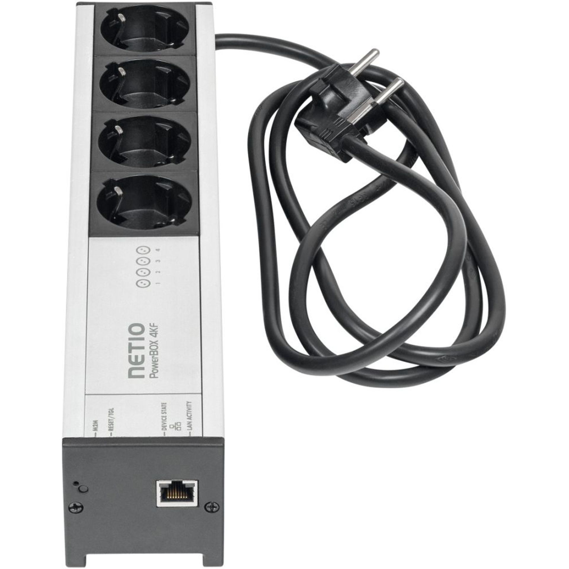 PowerBOX 4Kx NETIO intelligente LAN Steckdosenleiste mit 4x Typ F ...