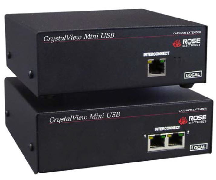 CrystalView Mini USB KVM Extender - Rose - BellEquip