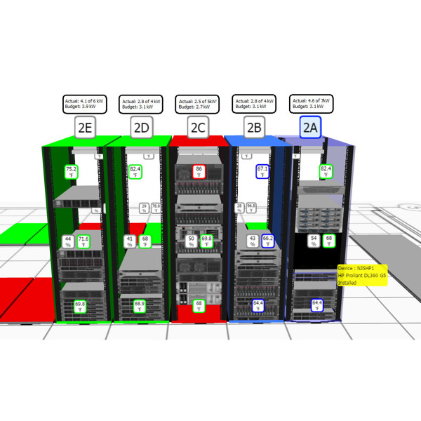 dcTrack DCIM Operations-Software von Sunbrid - BellEquip