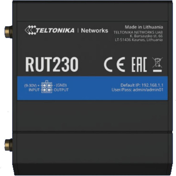RUT230 Teltonika industrieller 3G WLAN Router für IoT und M2M ...