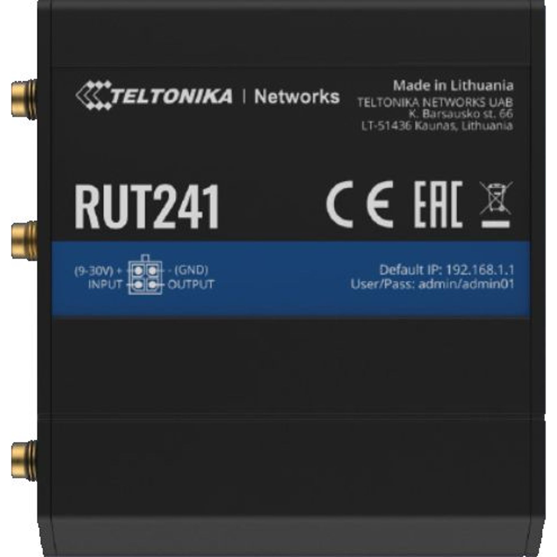 RUT241 Teltonika 4G LTE Industrierouter mit Wi-Fi - BellEquip