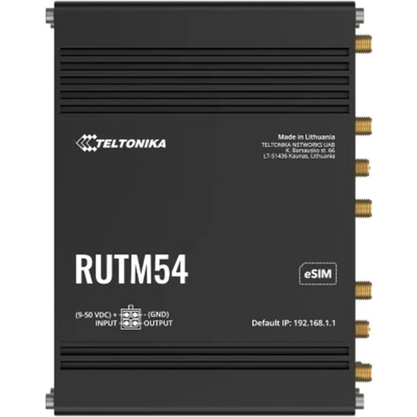 RUTM54 Teltonika industrieller 5G Router mit einem Telit Modem - BellEquip
