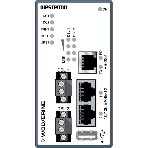 DDW-142 Westermo industrieller Wolverine SHDSL Ethernet Extender mit ...