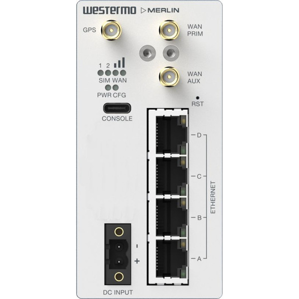 Merlin-4405-T4-LV Westermo 4G LTE Cat 4 Industrie Router - BellEquip